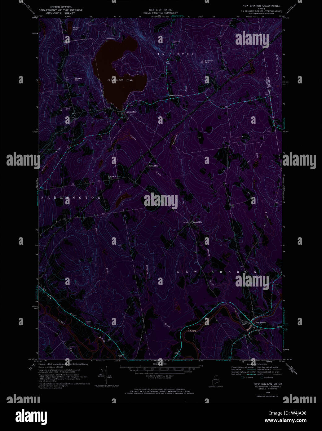 Map of sharon hi-res stock photography and images - Alamy