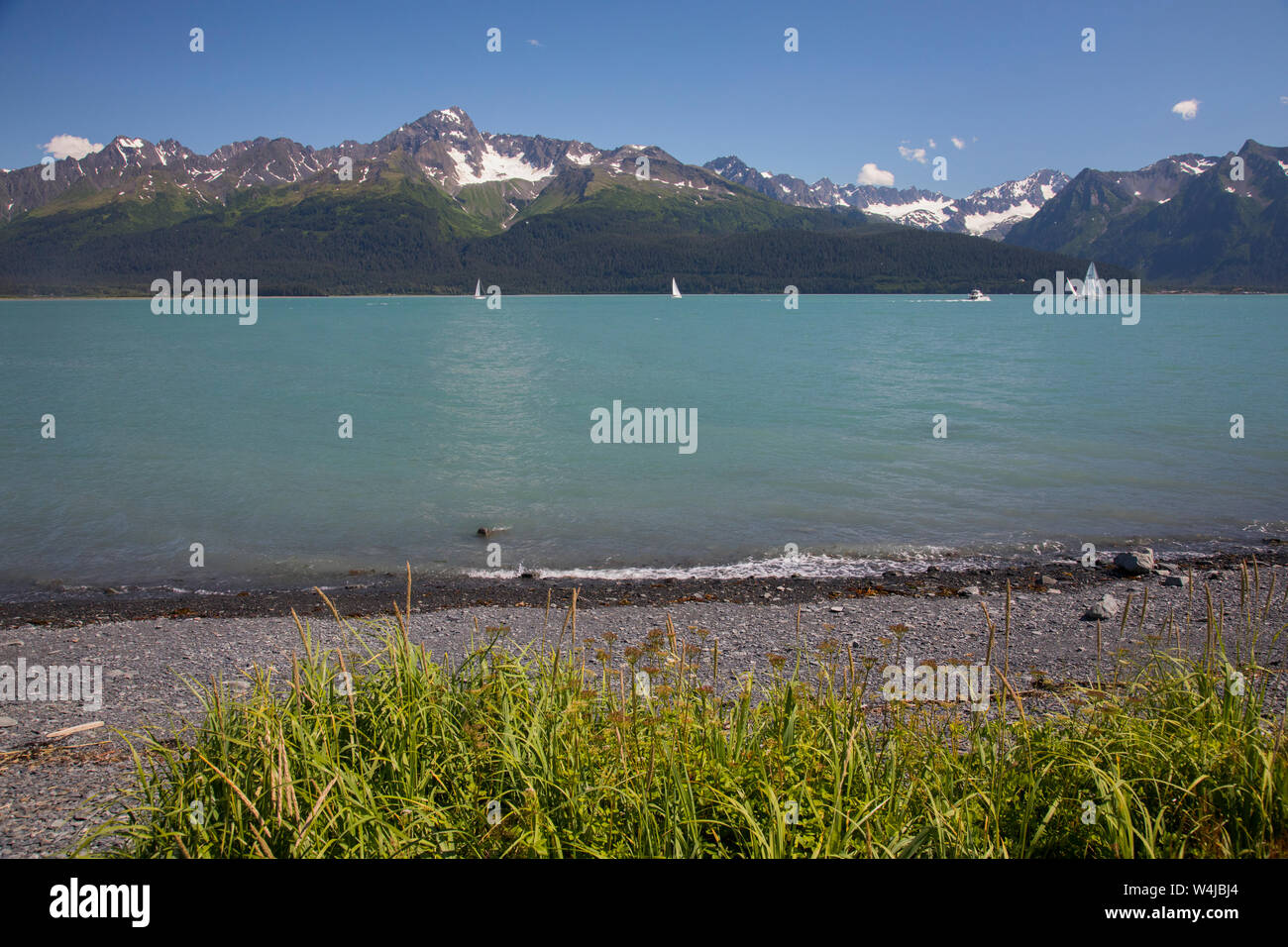 Resurrection Bay, Seward, Alaska Stock Photo - Alamy