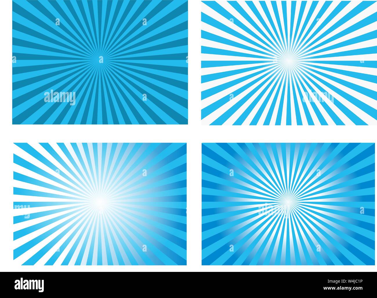 Retro style sunburst rays Stock Vector Images - Alamy