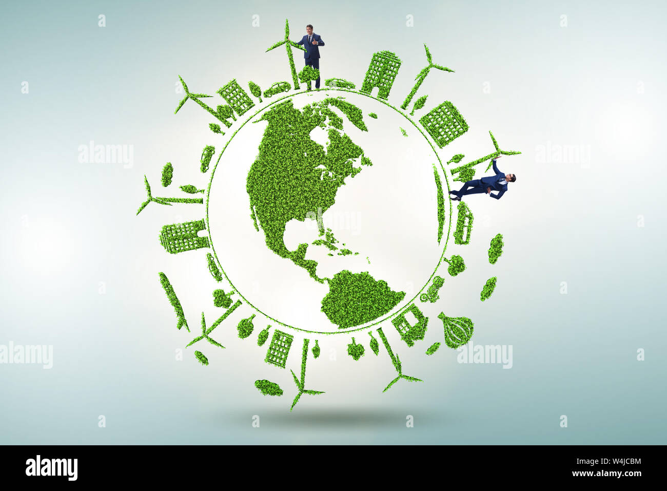Concept of clean energy and environmental protection Stock Photo - Alamy