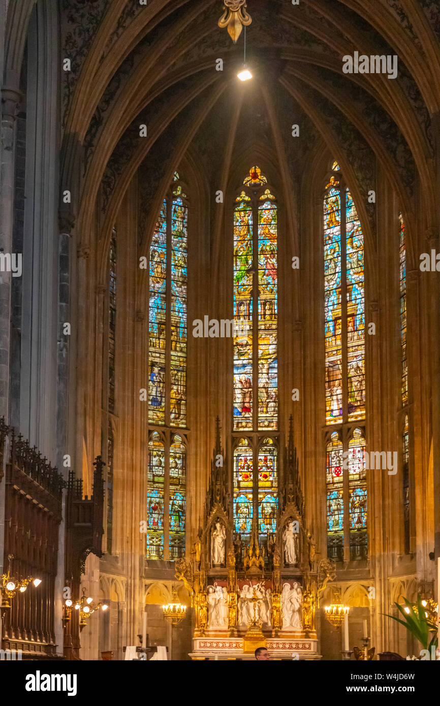 Interior of St. Paul's Cathedral, Liege, Belgium Stock Photo - Alamy