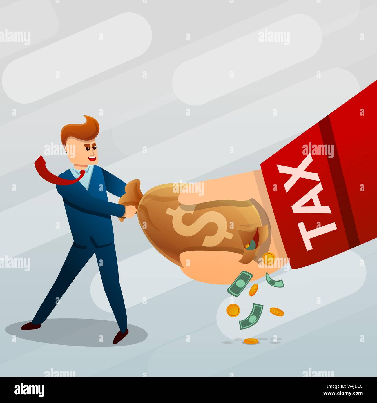 Income Tax Cartoons Cartoon Taxes Hi Res Stock Photography And Images