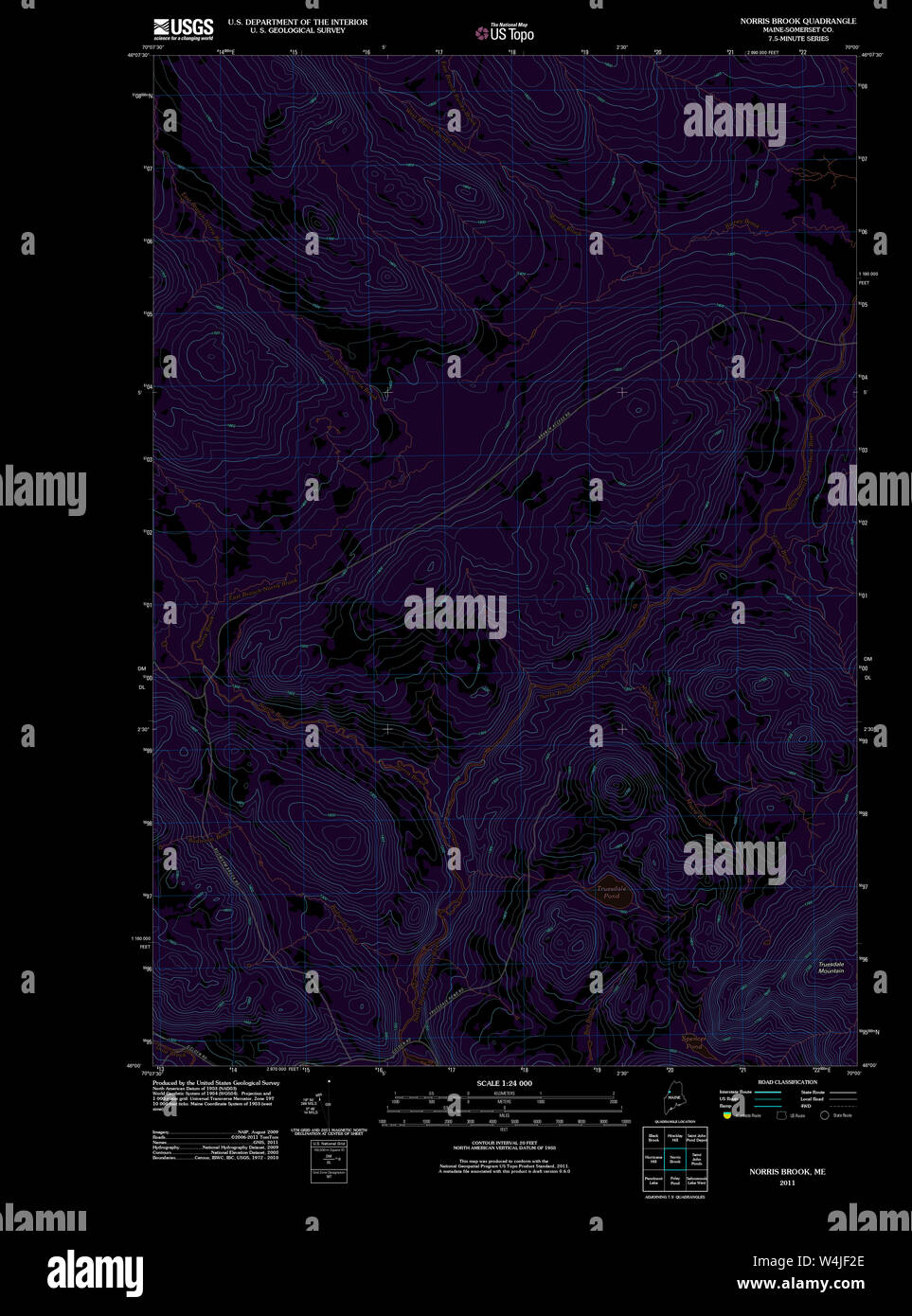 Map of norris hi-res stock photography and images - Alamy