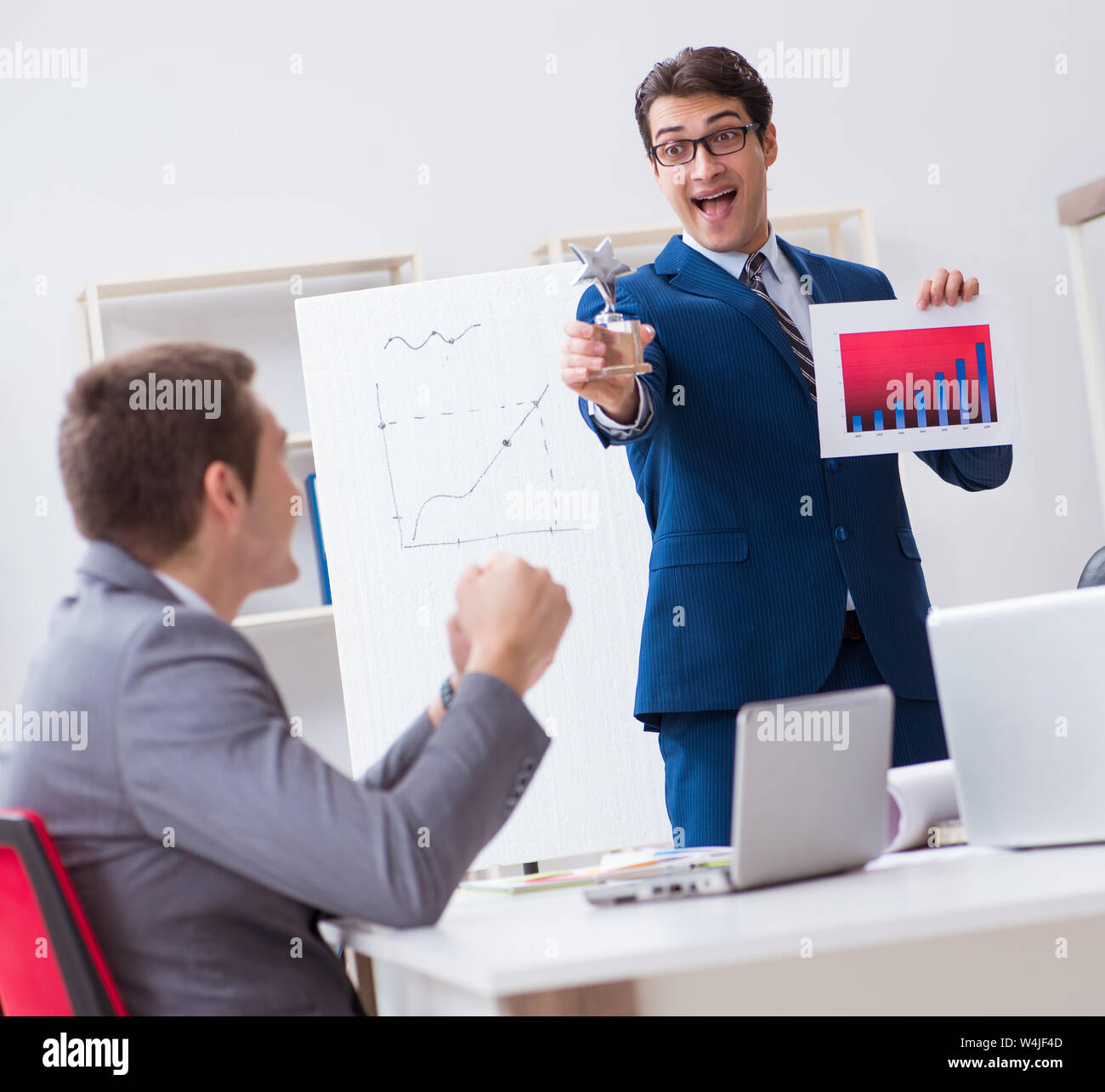 Business meeting with employees in the office Stock Photo - Alamy
