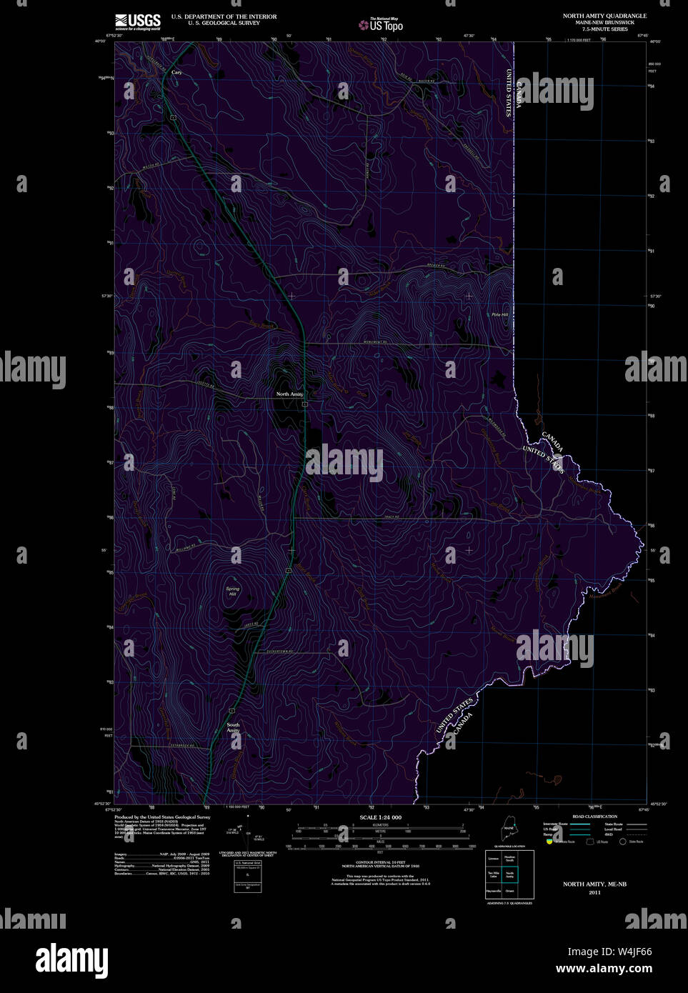 North amity map hi-res stock photography and images - Alamy