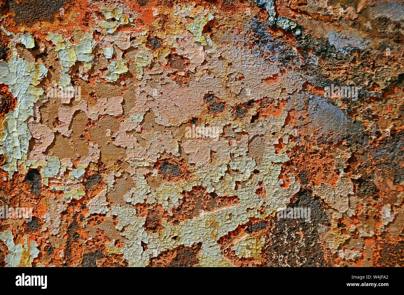 Rusty ship's hull, peeling paint, background, Germany Stock Photo - Alamy