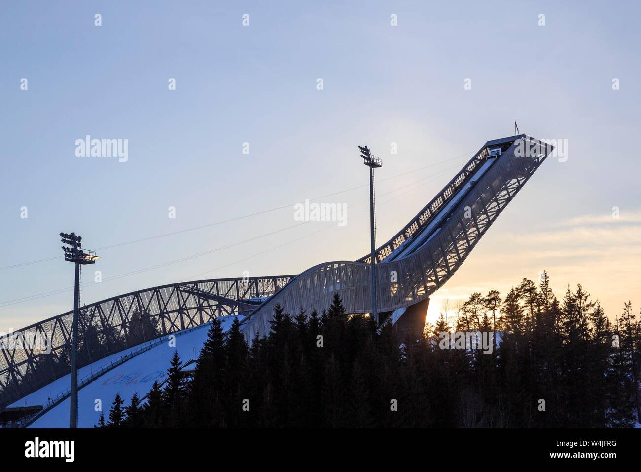 Holmenkollen ski jump architecture hi-res stock photography and images ...
