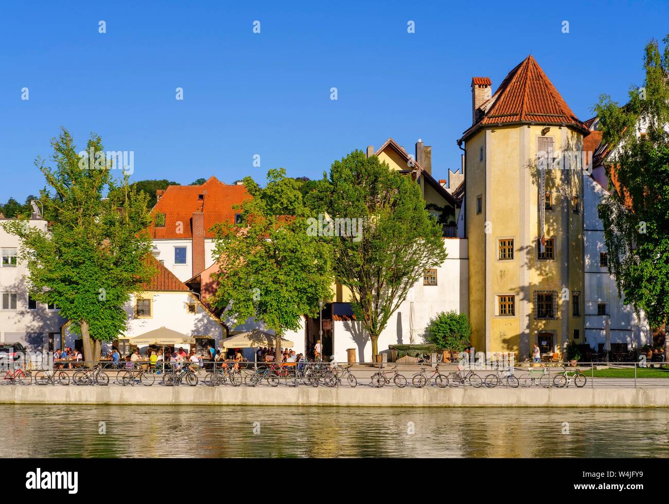 Skirt tower at isar promenade hi-res stock photography and images - Alamy