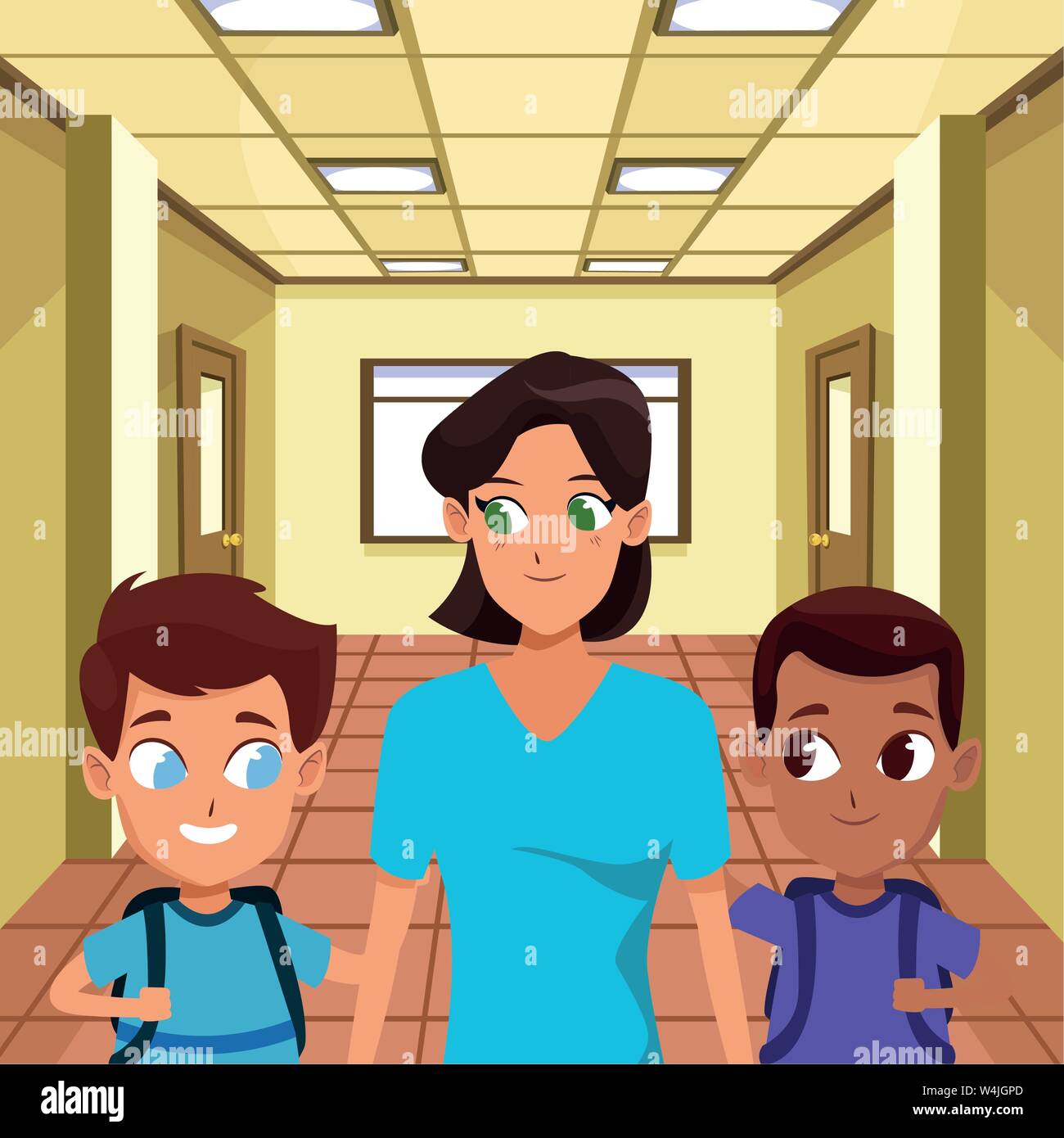 Two Cartoon Brothers