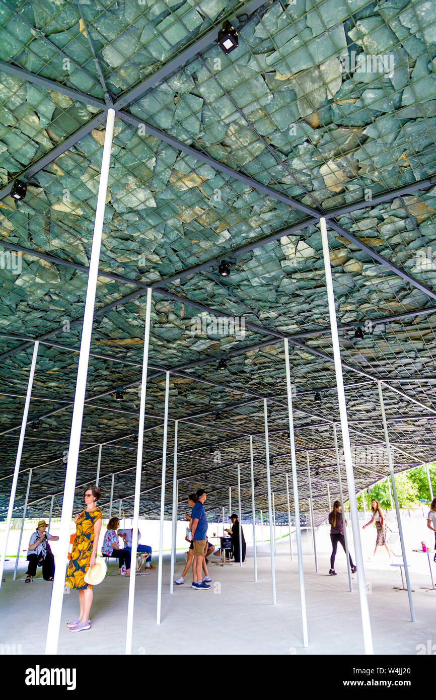 Serpentine Pavilion 2019 designed by Japanese architect Junya Ishigami ...