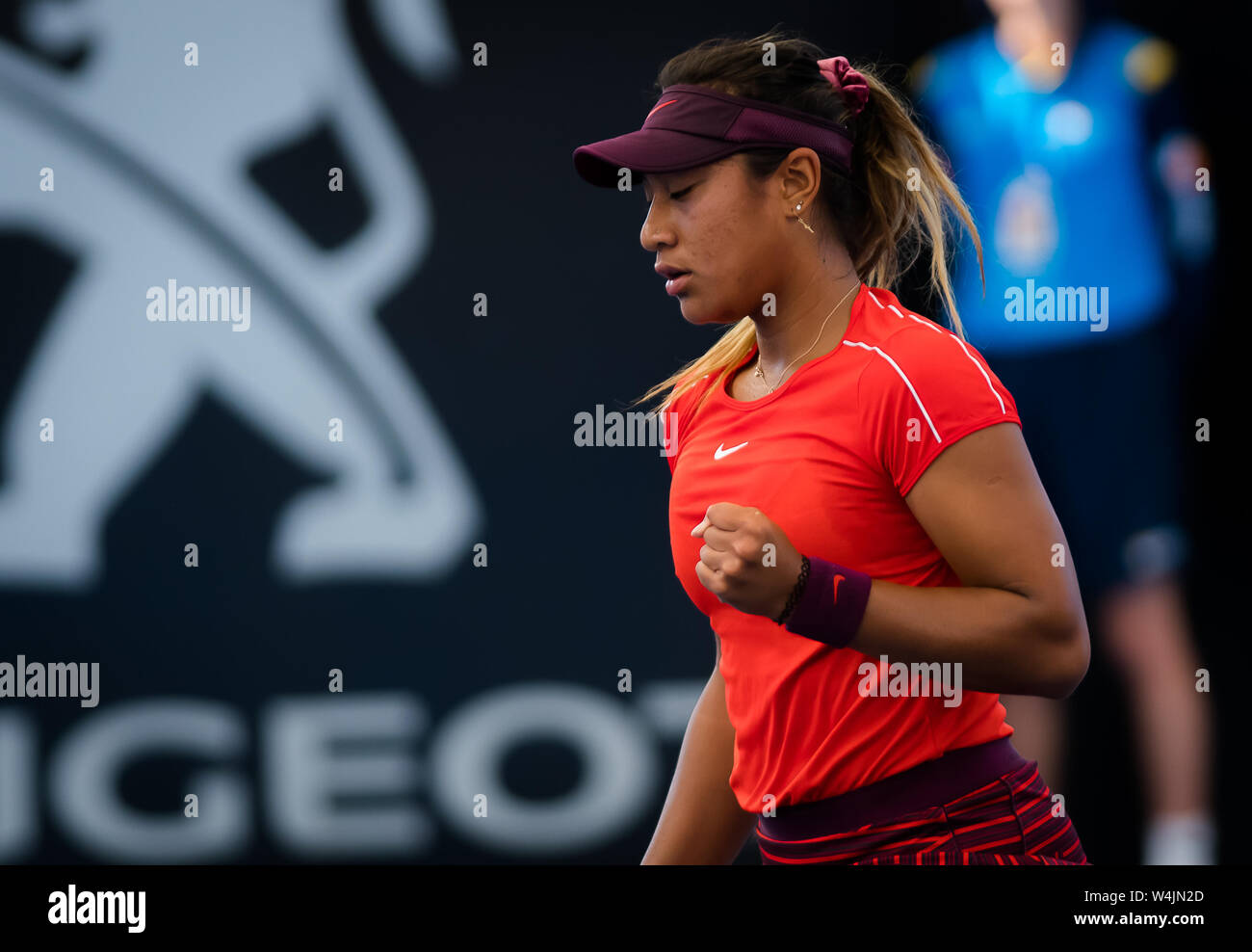 Destanee Aiava of Australia in action during qualifications at the 2019 ...