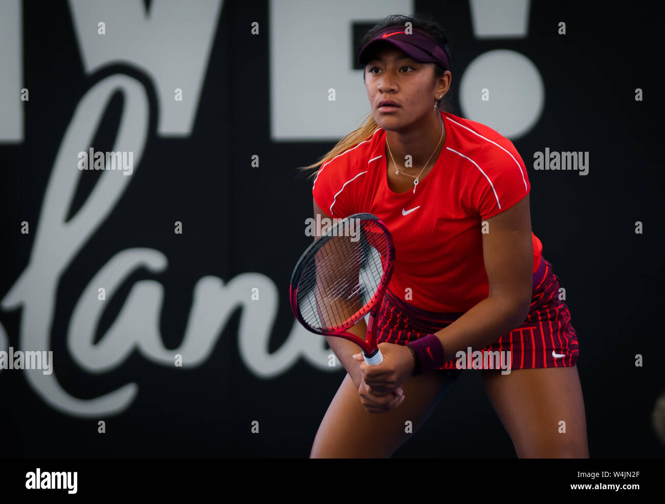 Destanee Aiava of Australia in action during qualifications at the 2019 ...