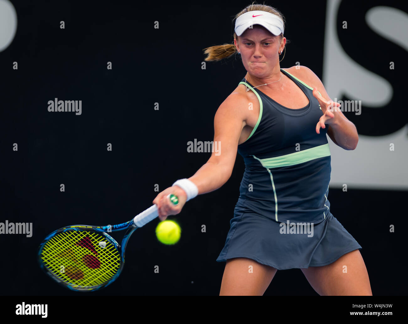 Zoe Hives of Australia in qualifications action at the 2019 Brisbane ...