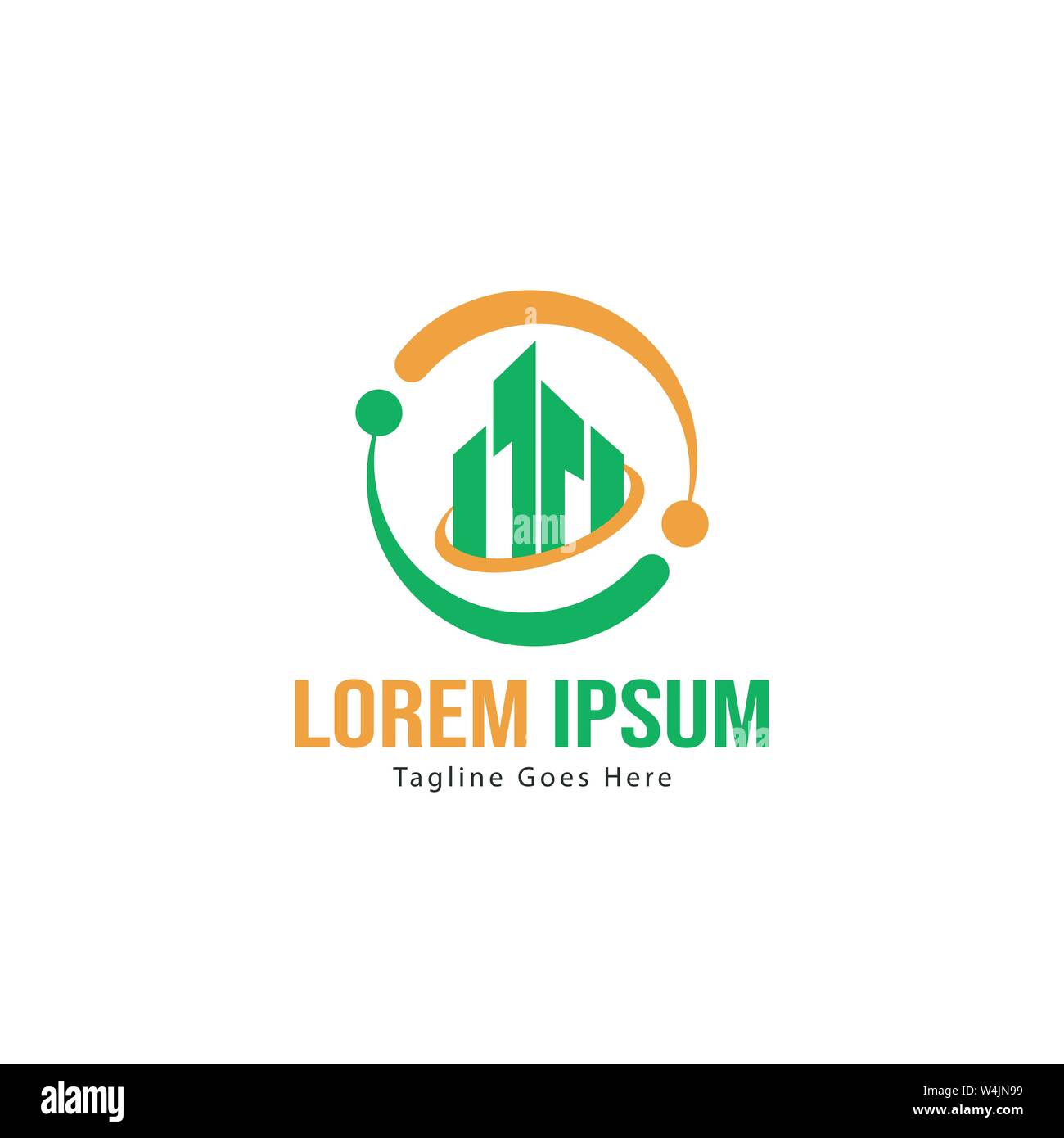 Building logo template design. minimalist building logo with modern ...