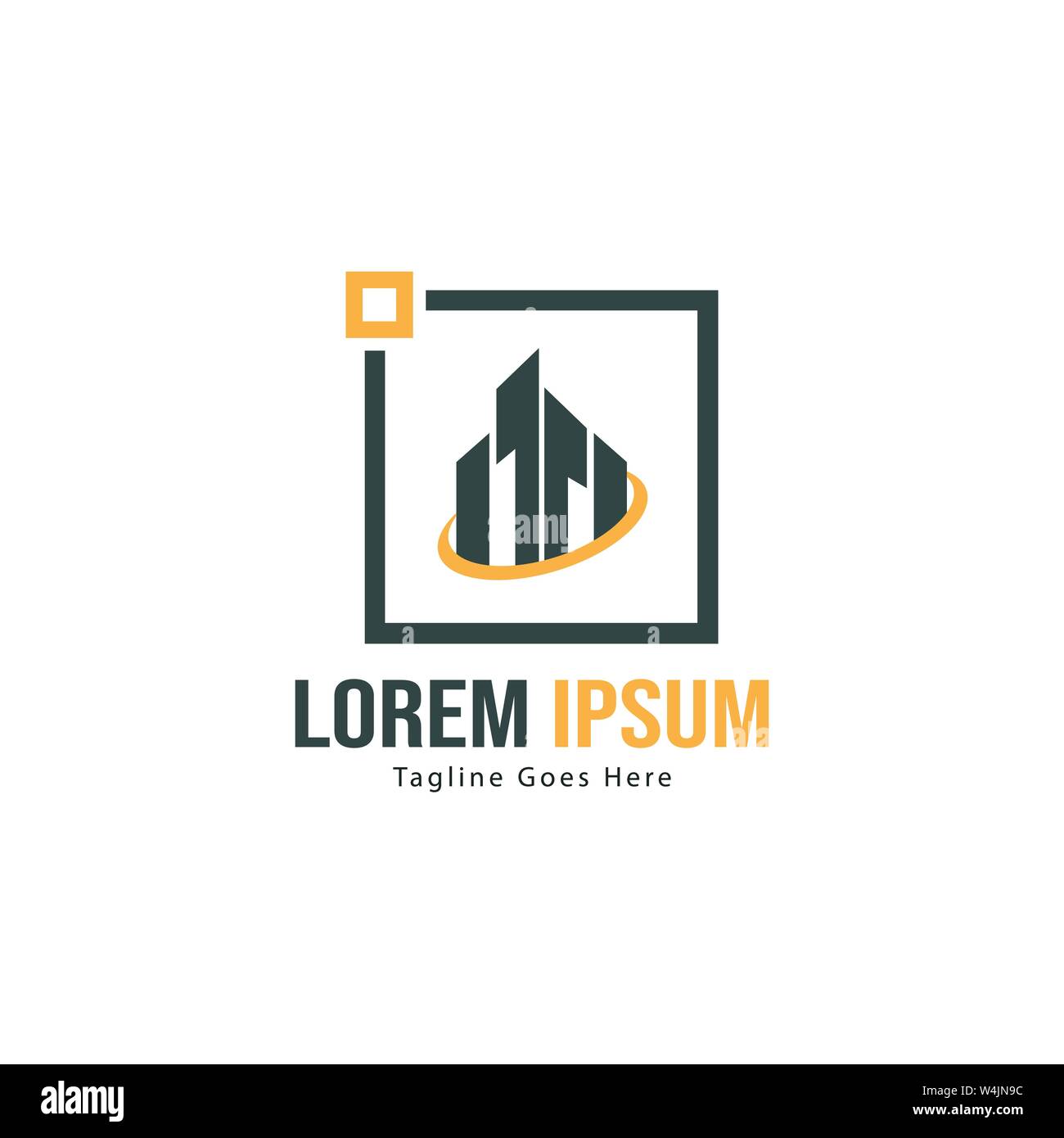 Building logo template design. minimalist building logo with modern ...