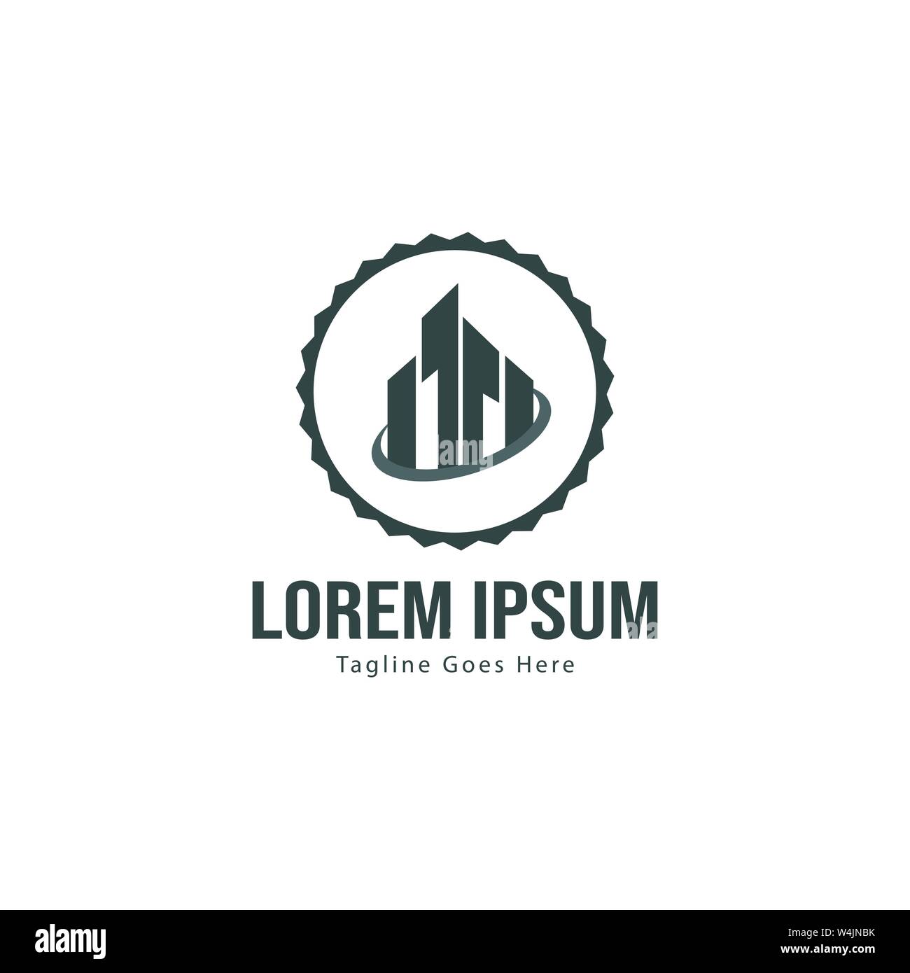 Building logo template design. minimalist building logo with modern ...