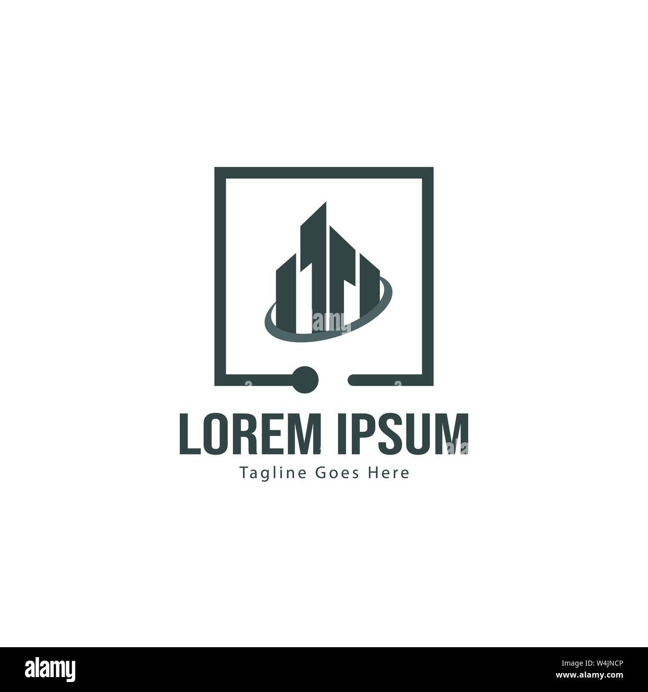 Building logo template design. minimalist building logo with modern ...