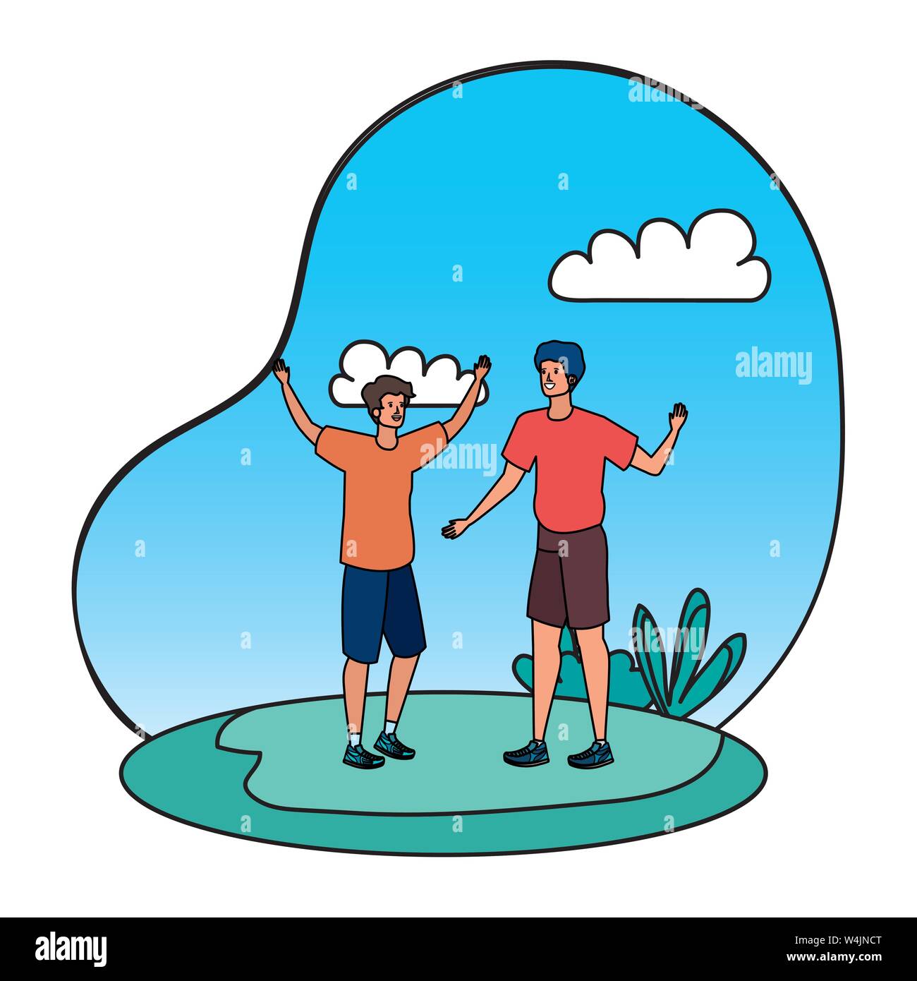 Emotional landscape Stock Vector Images - Alamy