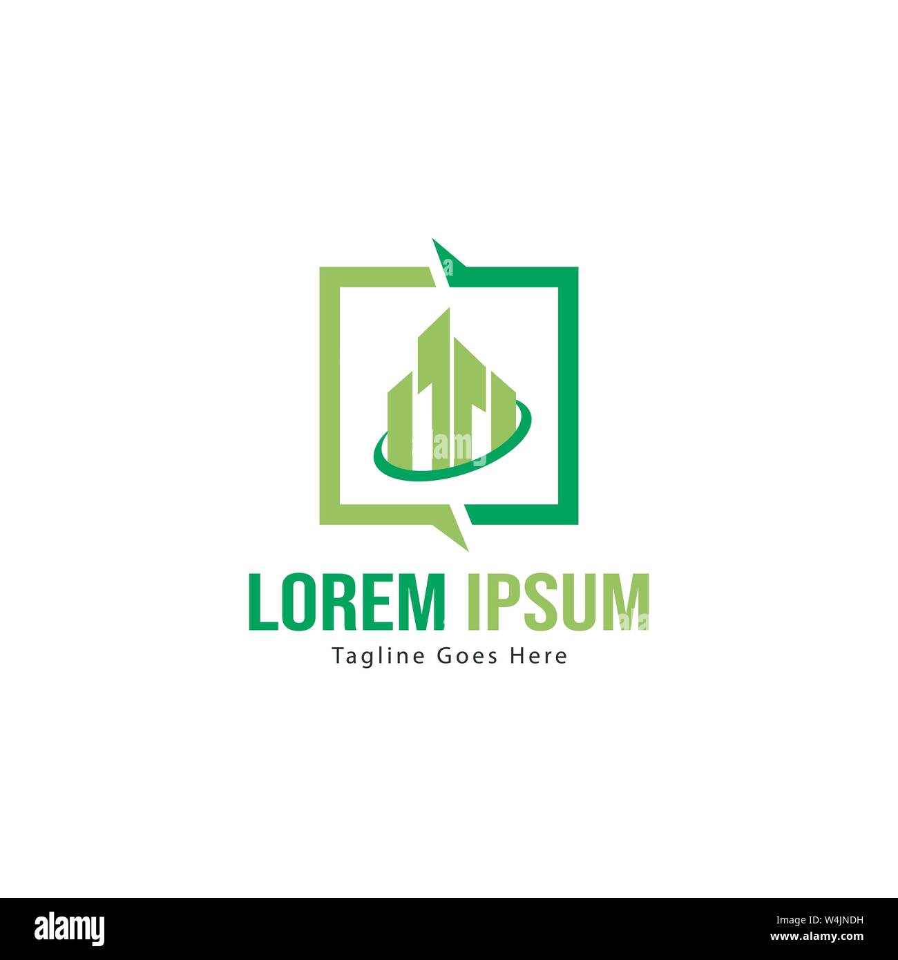 Building logo template design. minimalist building logo with modern ...