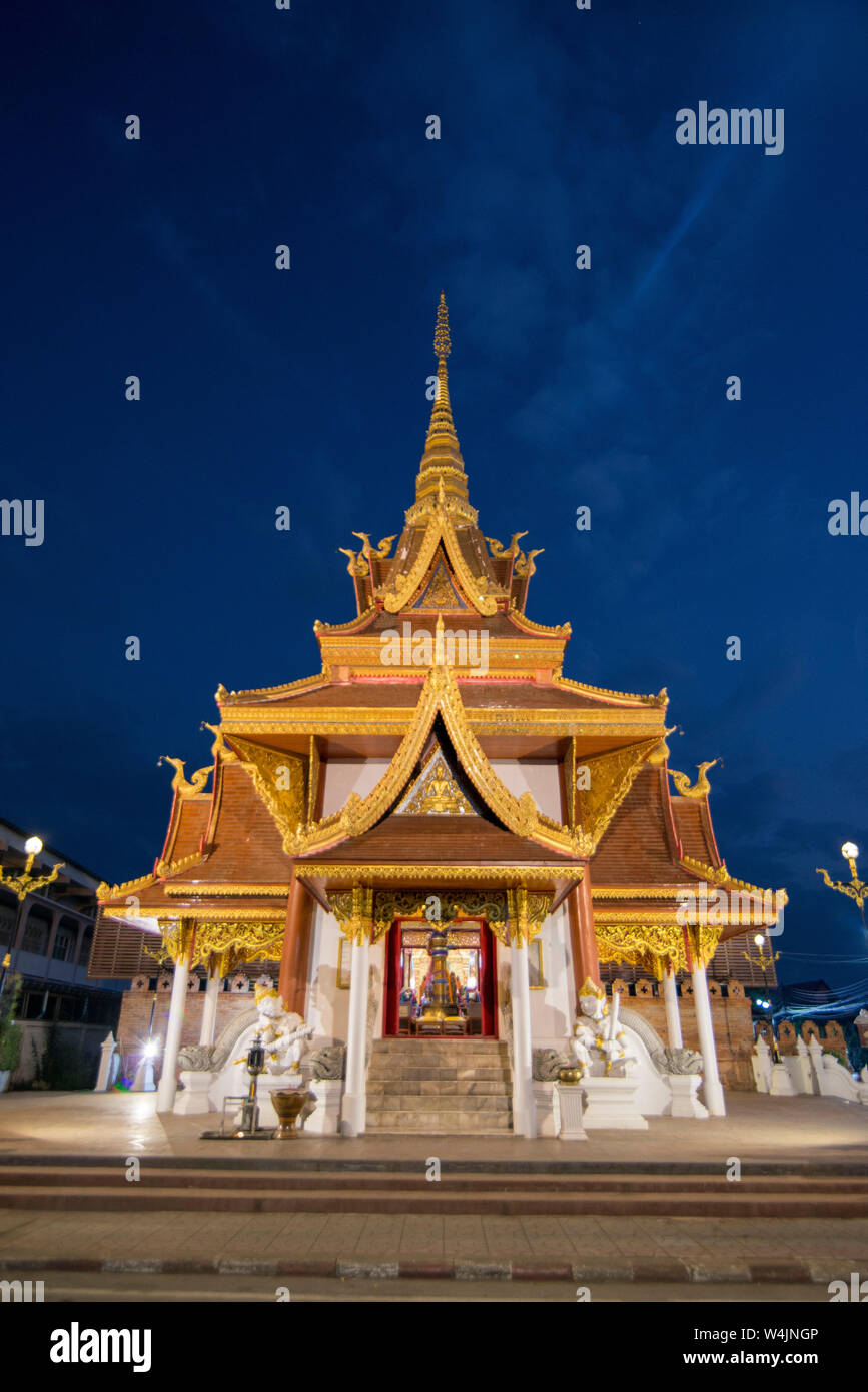 the city Pillar Shrine in the old Town the city centre of Phrae in the ...