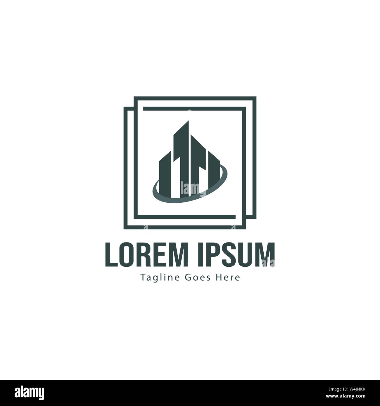 Building logo template design. minimalist building logo with modern ...