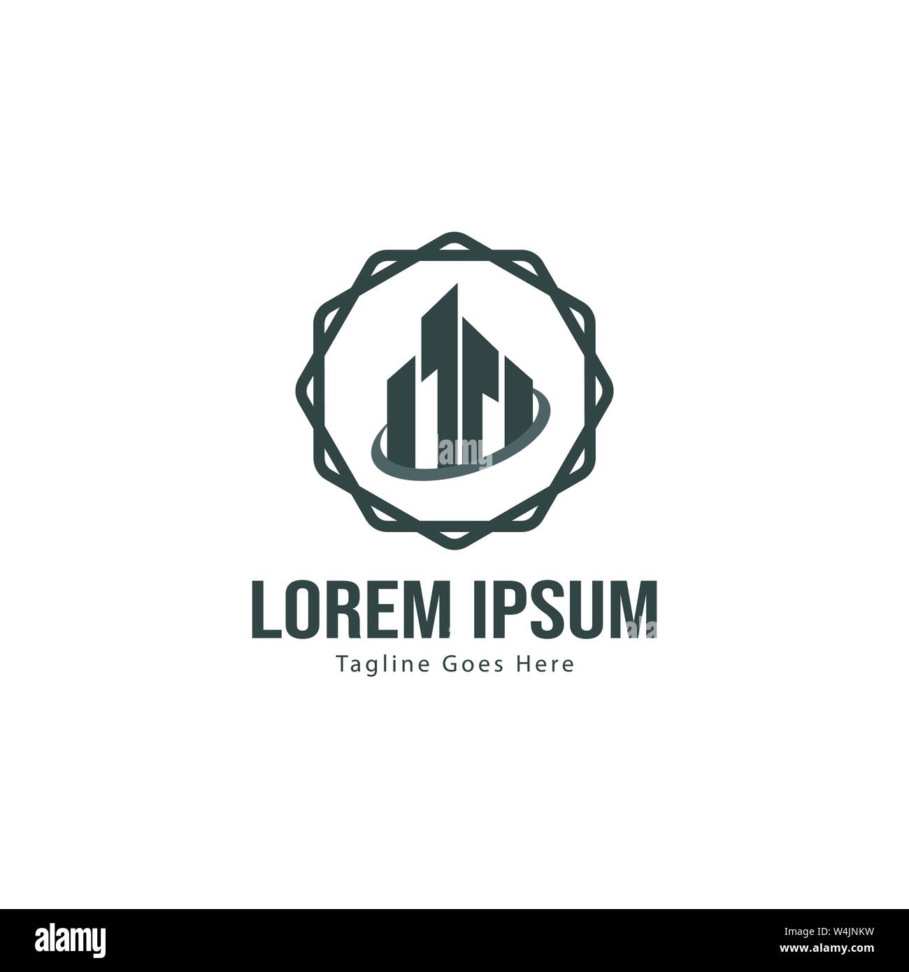 Building logo template design. minimalist building logo with modern ...