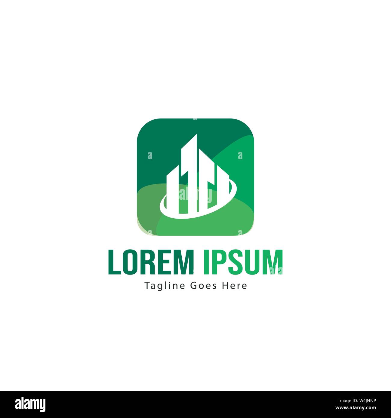 Building logo template design. minimalist building logo with modern ...