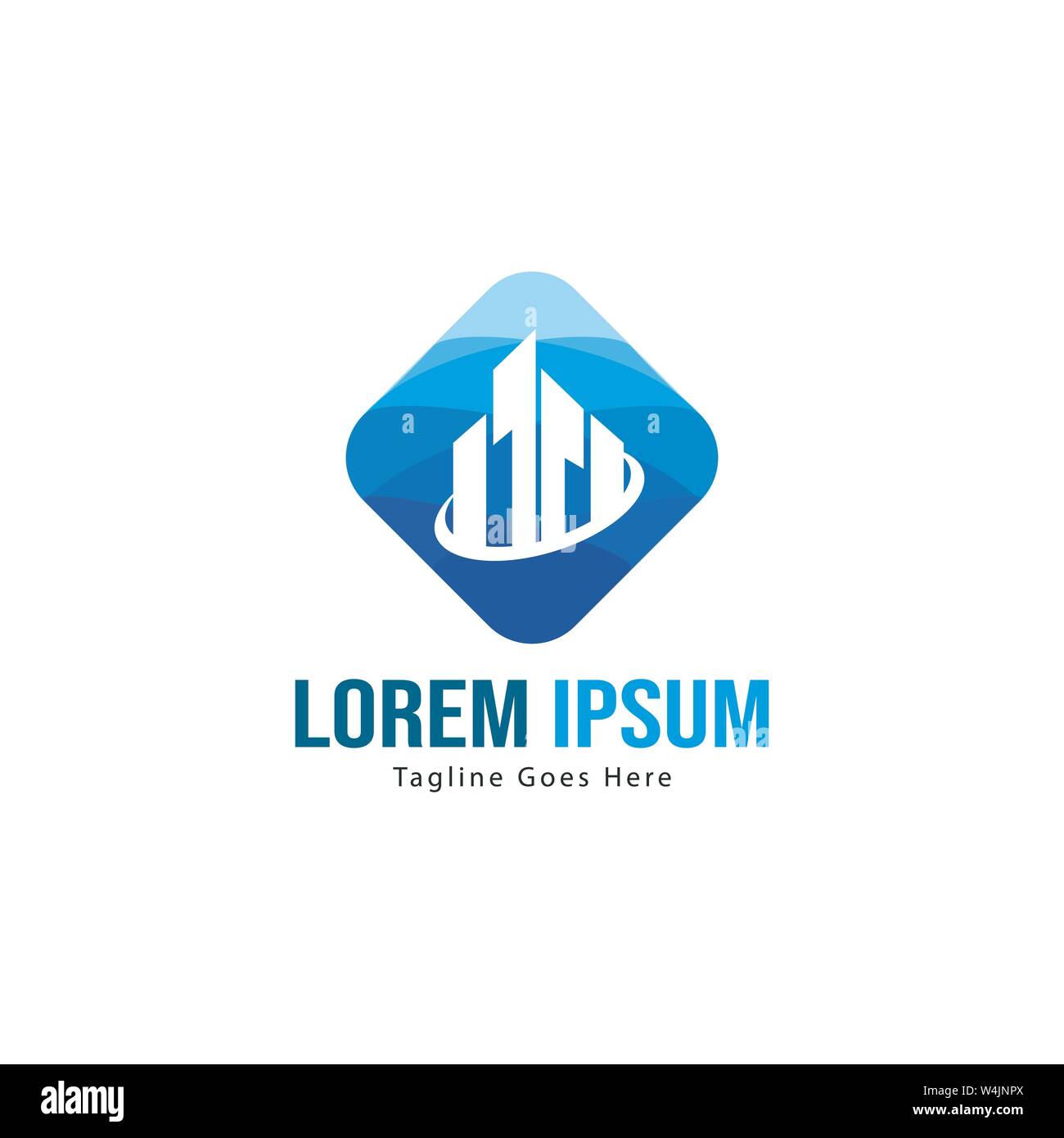 Building logo template design. minimalist building logo with modern ...