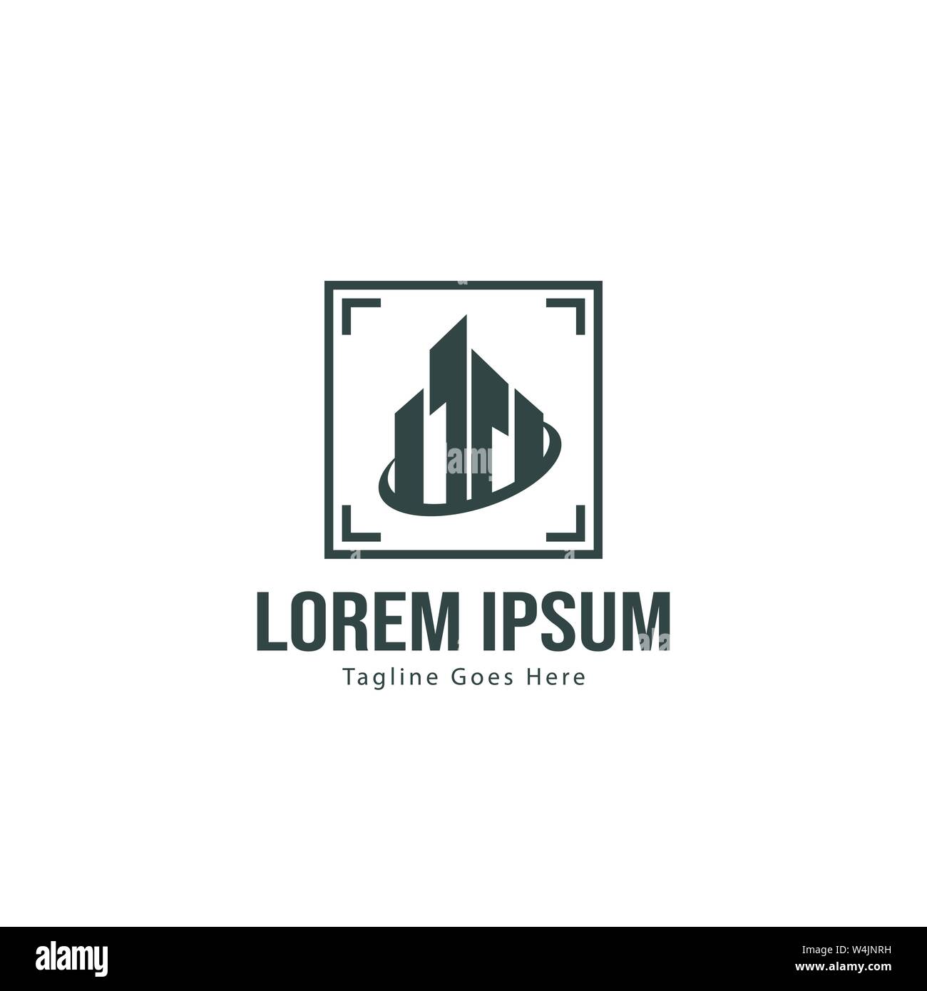 Building logo template design. minimalist building logo with modern ...