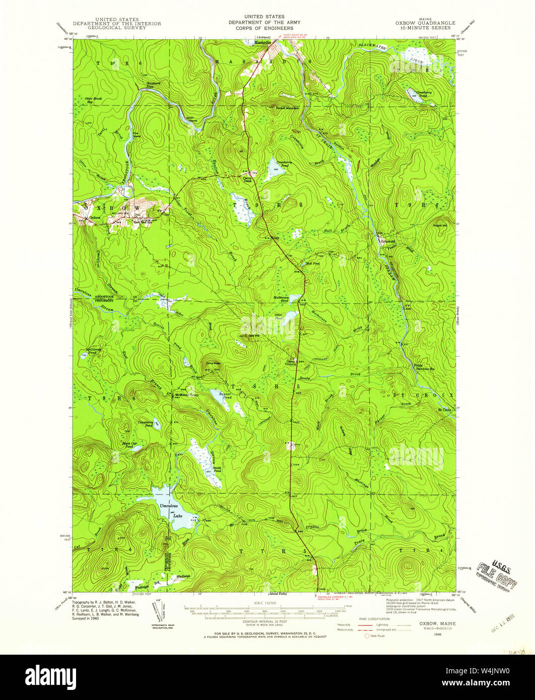 Map of oxbow hi-res stock photography and images - Alamy