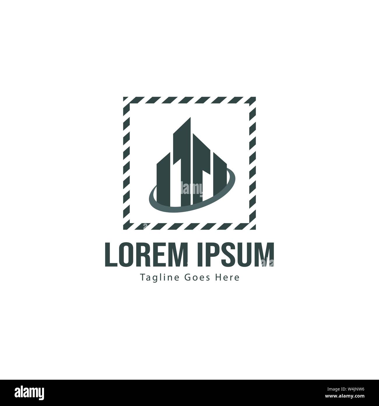 Building logo template design. minimalist building logo with modern ...