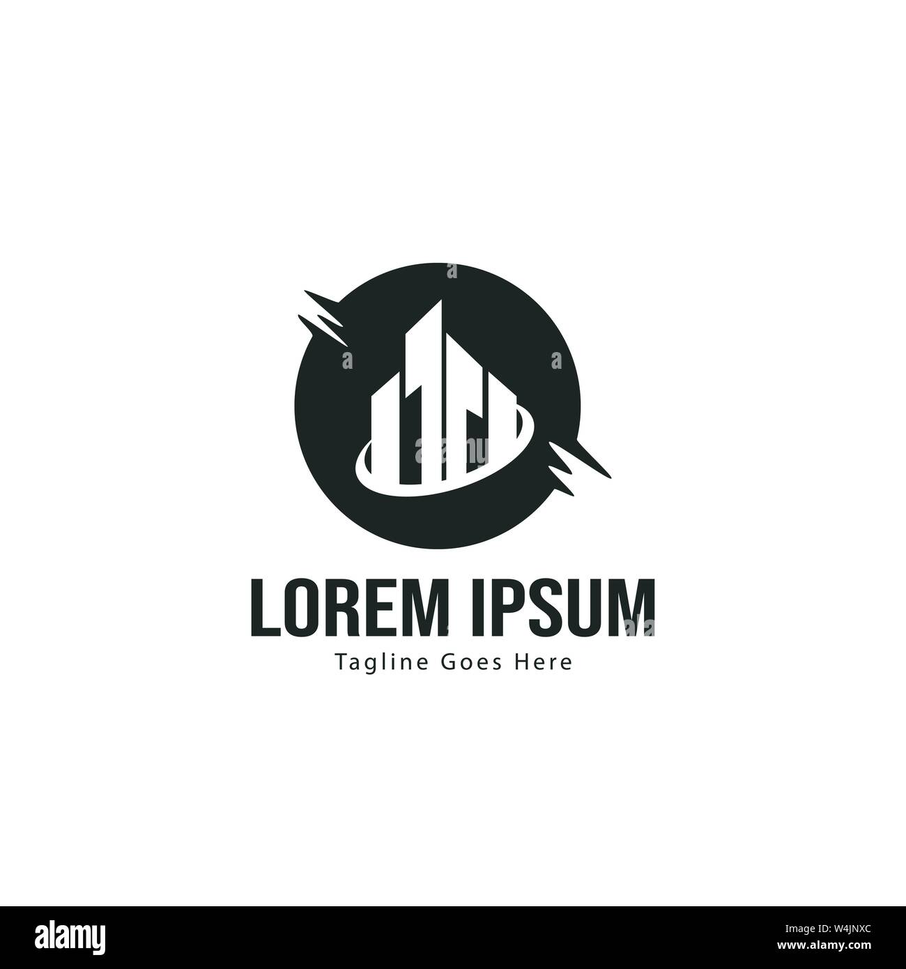 Building logo template design. minimalist building logo with modern ...