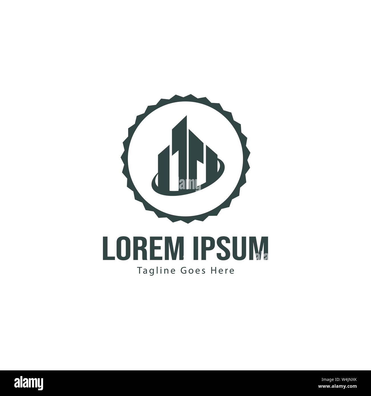 Building logo template design. minimalist building logo with modern ...