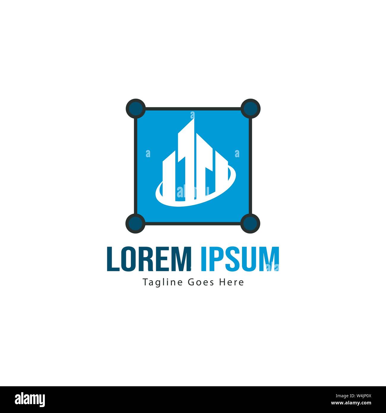 Building logo template design. minimalist building logo with modern ...