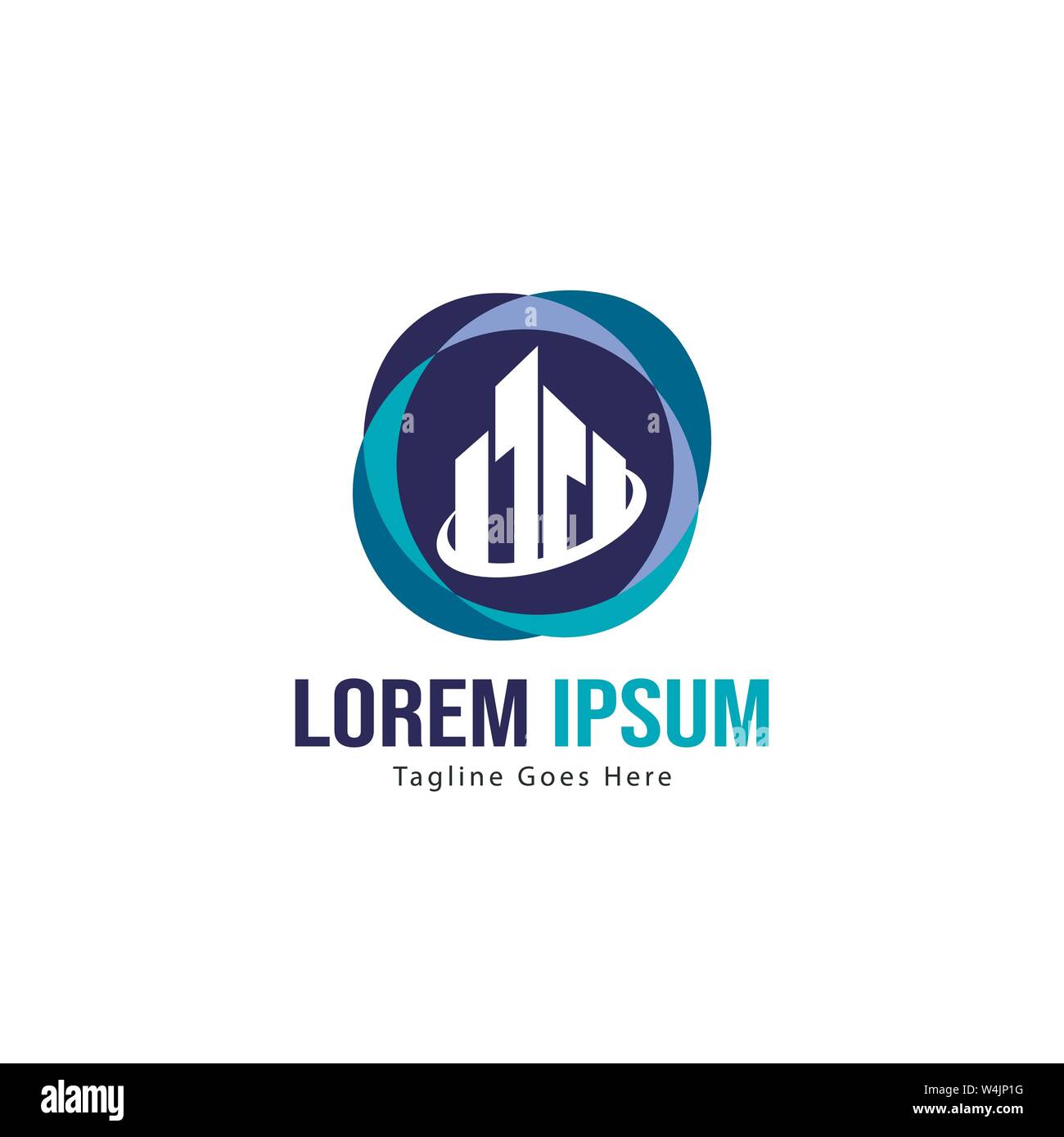 Building logo template design. minimalist building logo with modern ...
