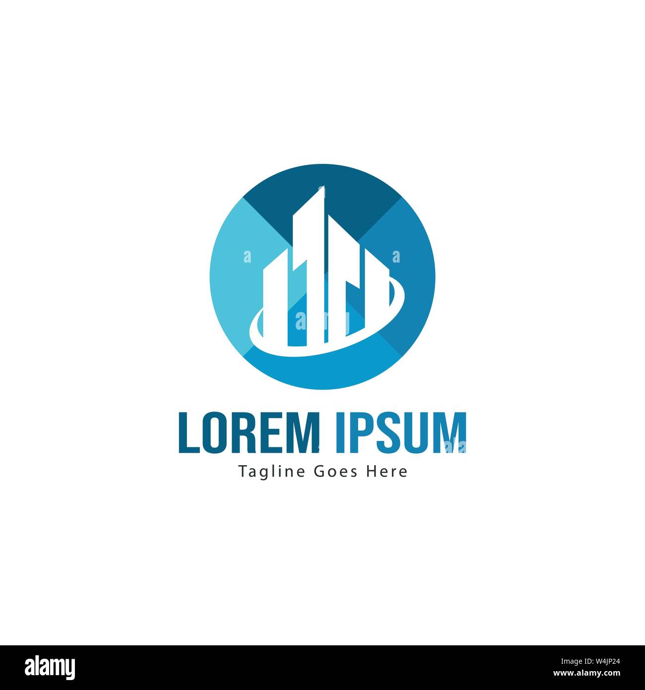 Building logo template design. minimalist building logo with modern ...