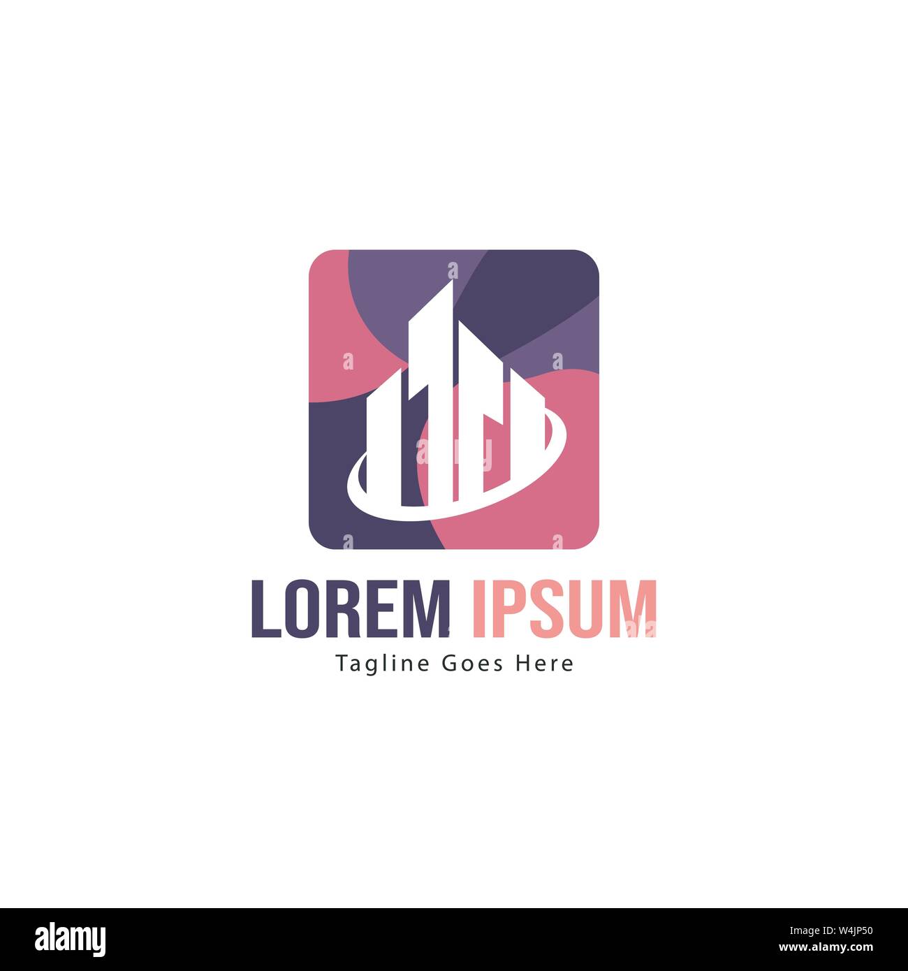 Building logo template design. minimalist building logo with modern ...