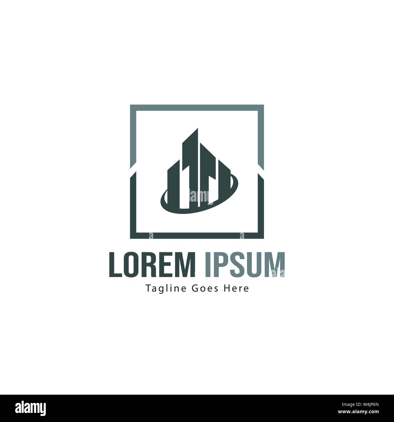 Building logo template design. minimalist building logo with modern ...