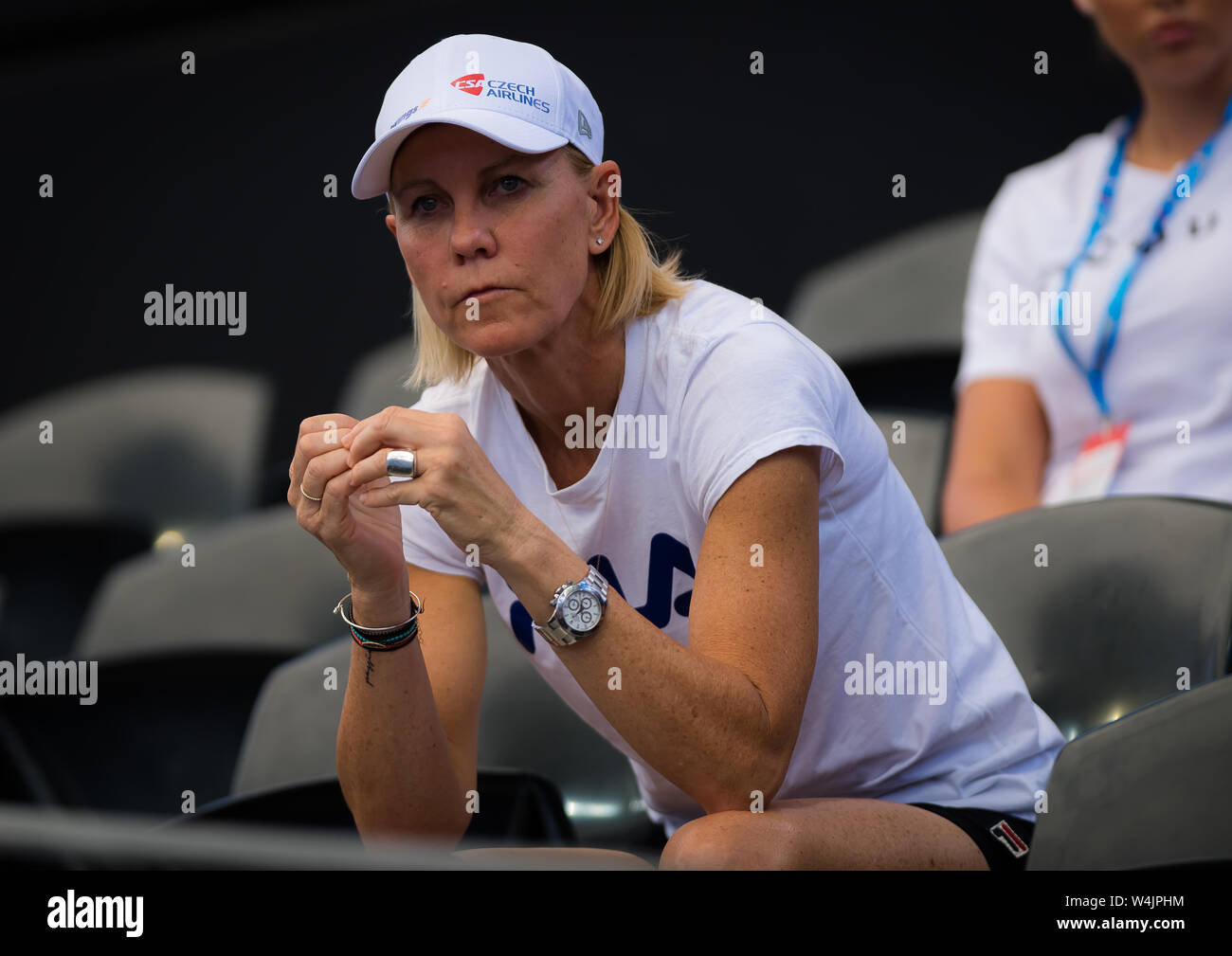 Rennae Stubbs at the 2019 Brisbane International WTA Premier tennis ...