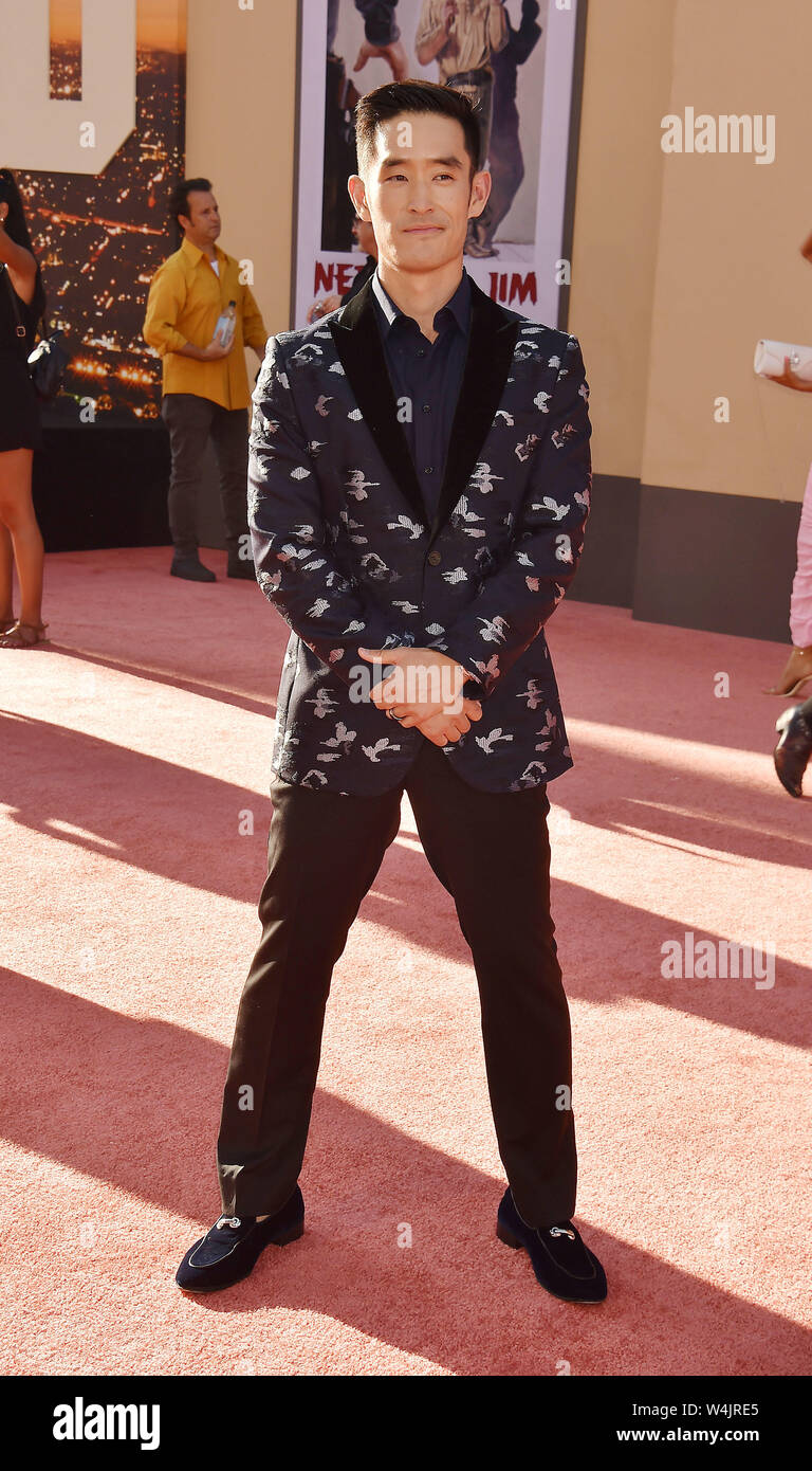 HOLLYWOOD, CA - JULY 22: Mike Moh attends the Sony Pictures' "Once Upon ...
