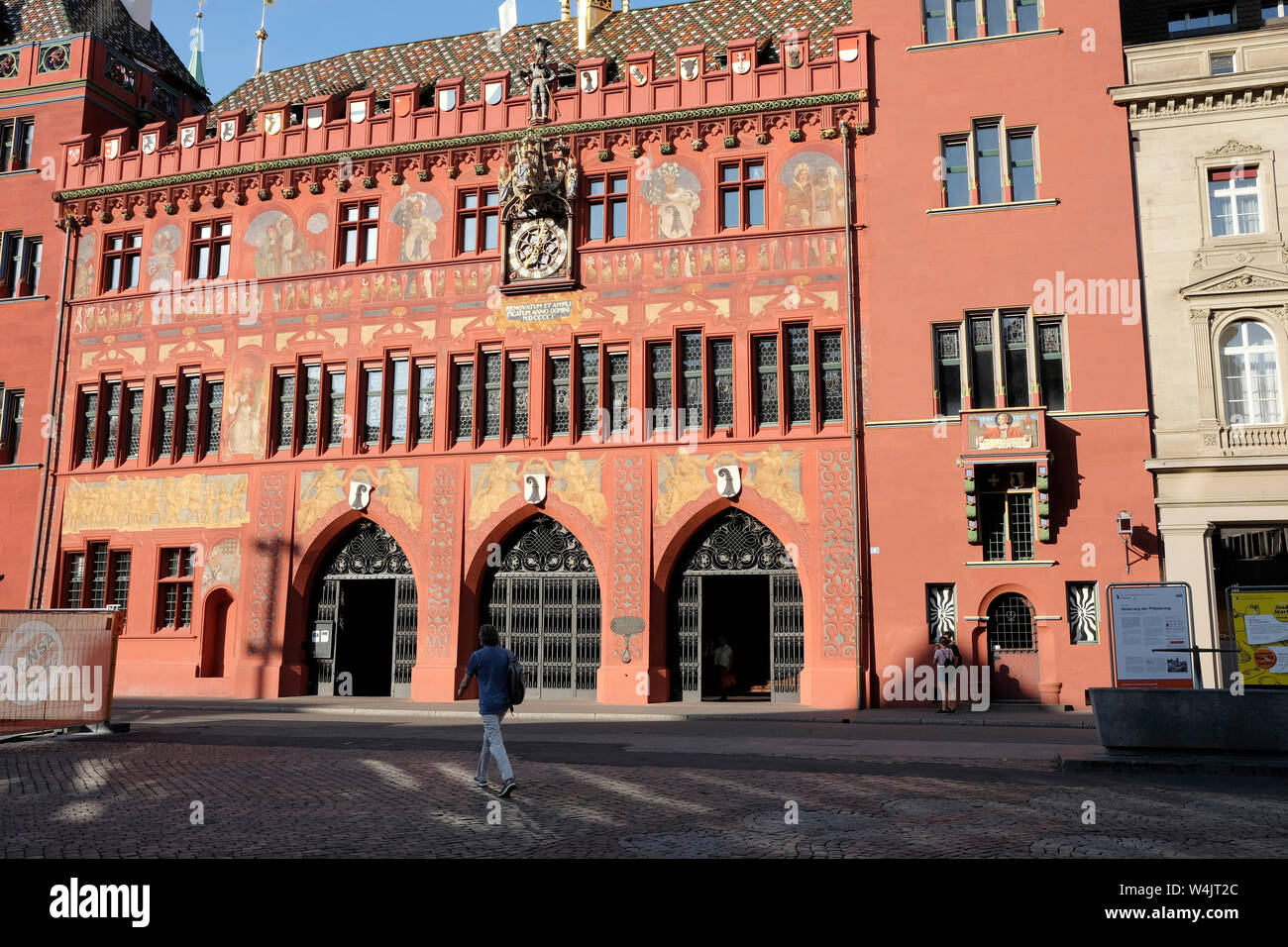 A view of Basel town hall, Switzerland Stock Photo - Alamy