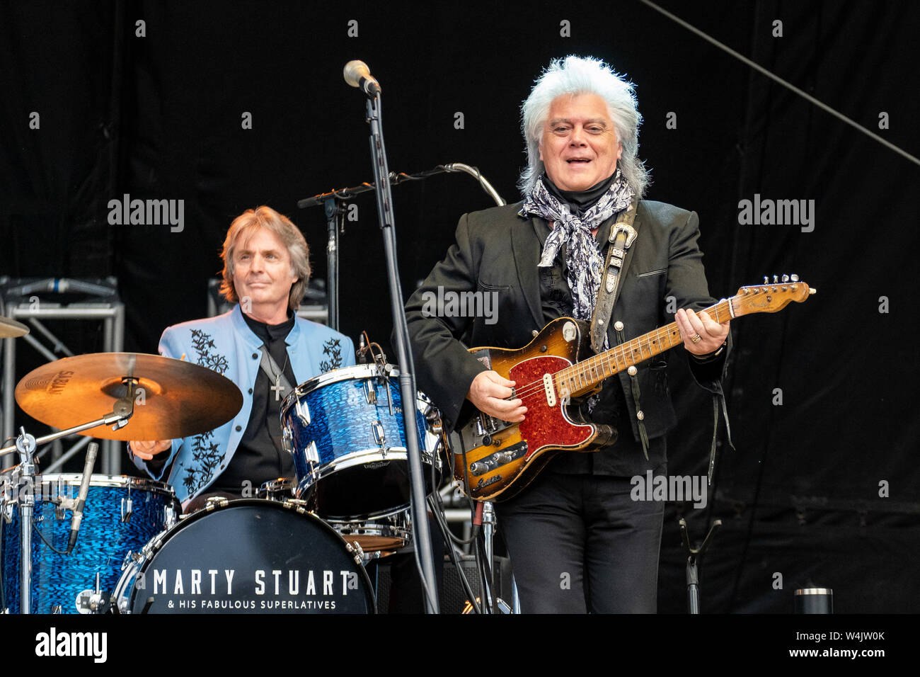 July 21, 2019 - Twin Lakes, Wisconsin, U.S - HARRY STINSON and MARTY ...