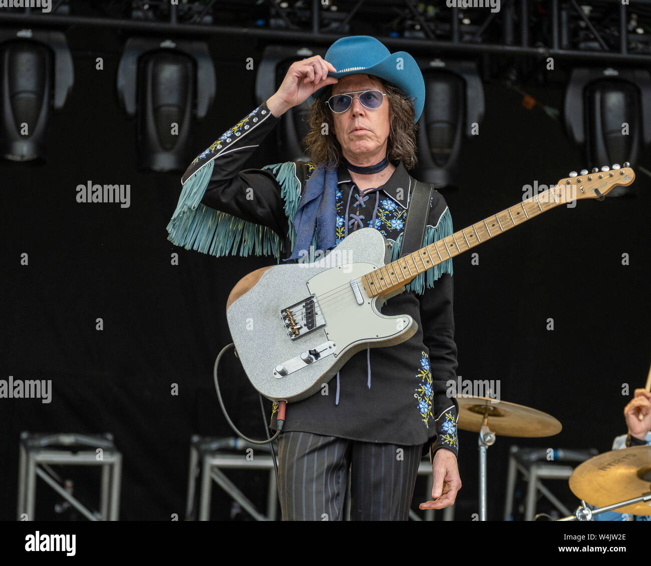 July 21, 2019 - Twin Lakes, Wisconsin, U.S - KENNY VAUGHAN of Marty Stuart & The Fabulous ...