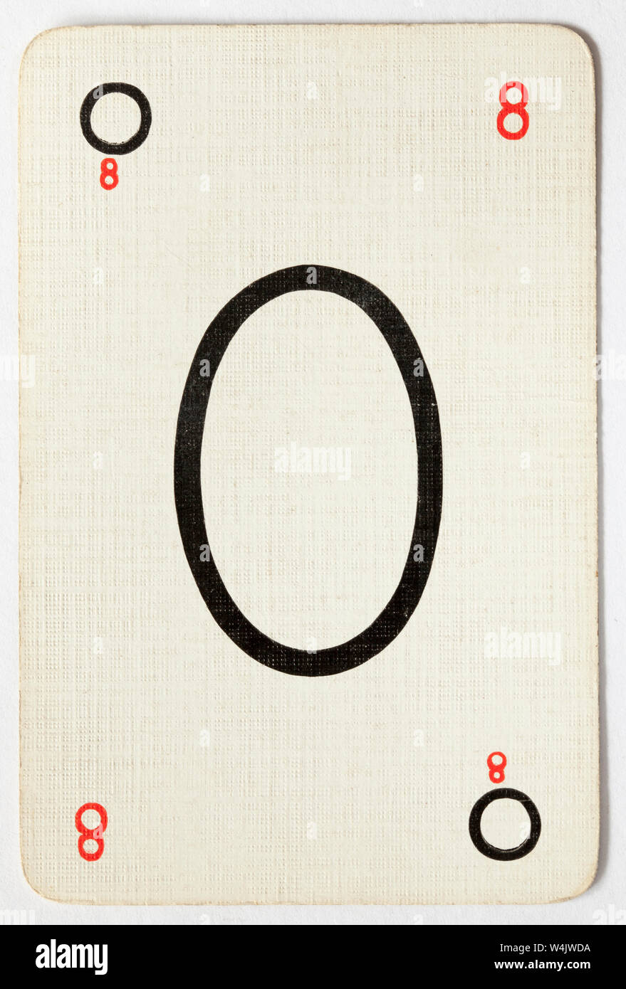 Vintage Playing Card Letter from Lexicon Card Game Stock Photo - Alamy