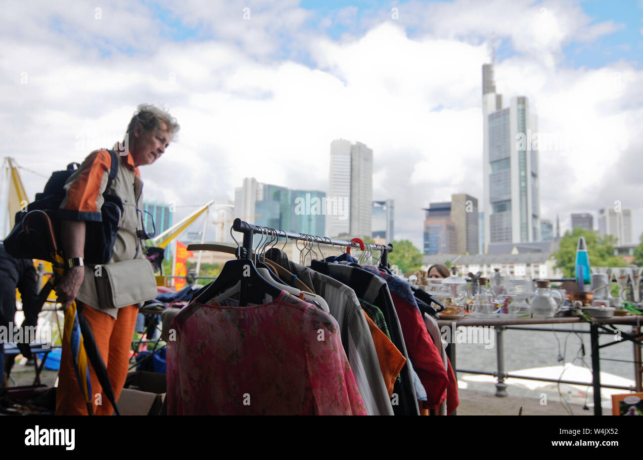 Frankfurt Flea Market, Germany Stock Photo - Alamy