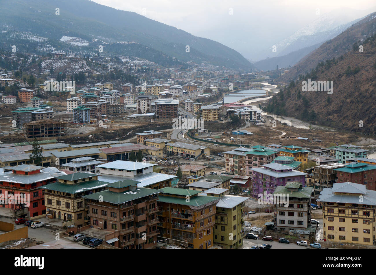 General view of thimphu hi-res stock photography and images - Alamy