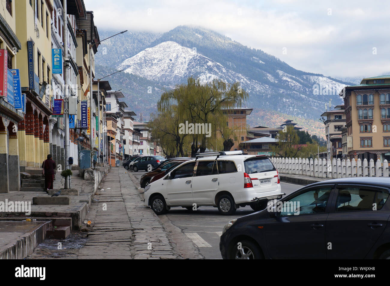 A streets in Thimphu, Bhutan Stock Photo - Alamy