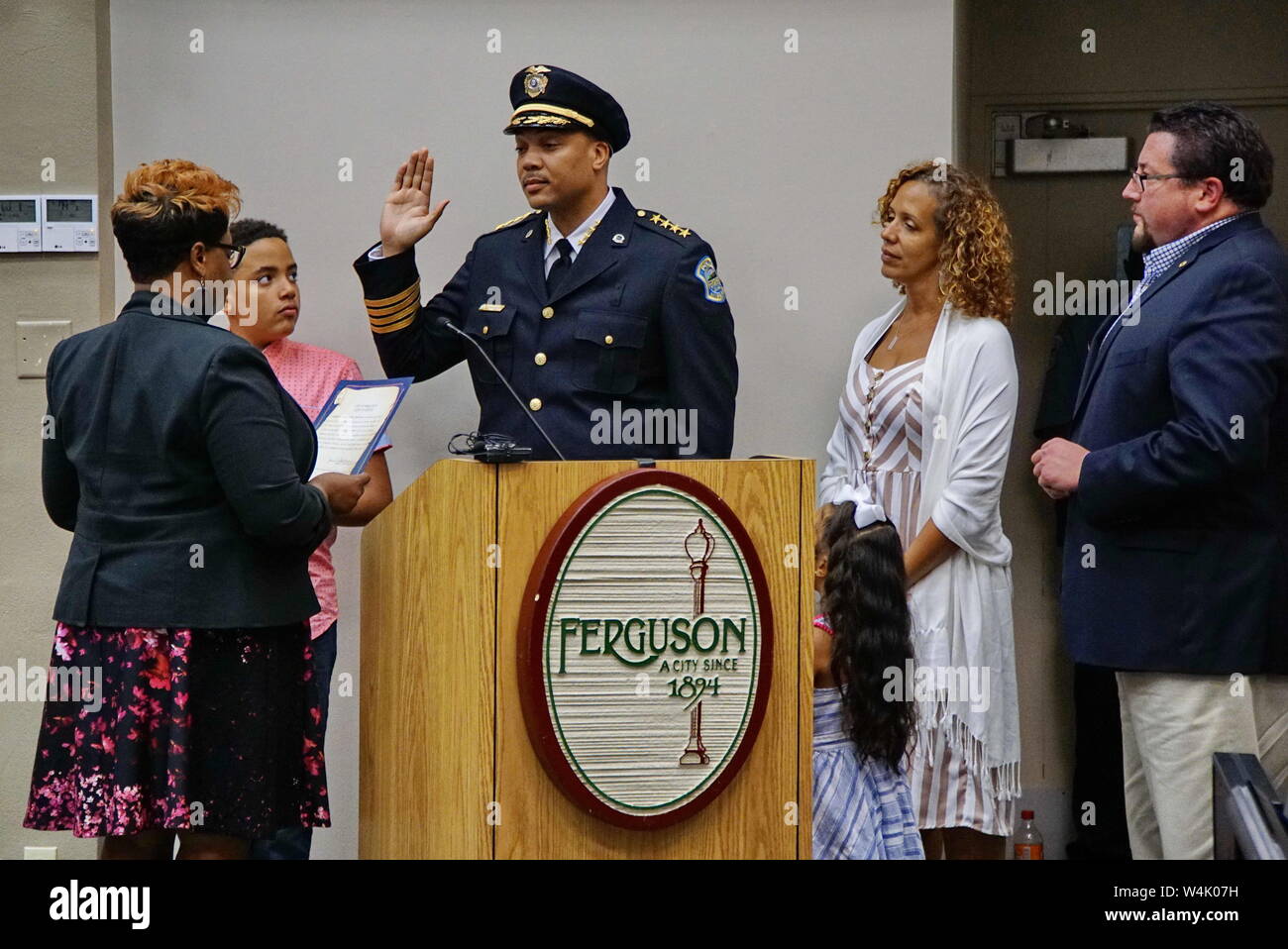 Ferguson, Missouri, USA. 23rd July, 2019. JASON ARMSTRONG is officially ...