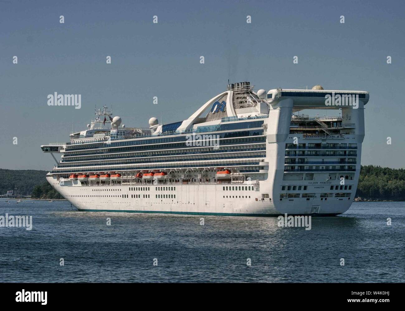 Bar Harbor, Maine, USA. 7th Sep, 2005. Princess Cruise Lines luxury ...