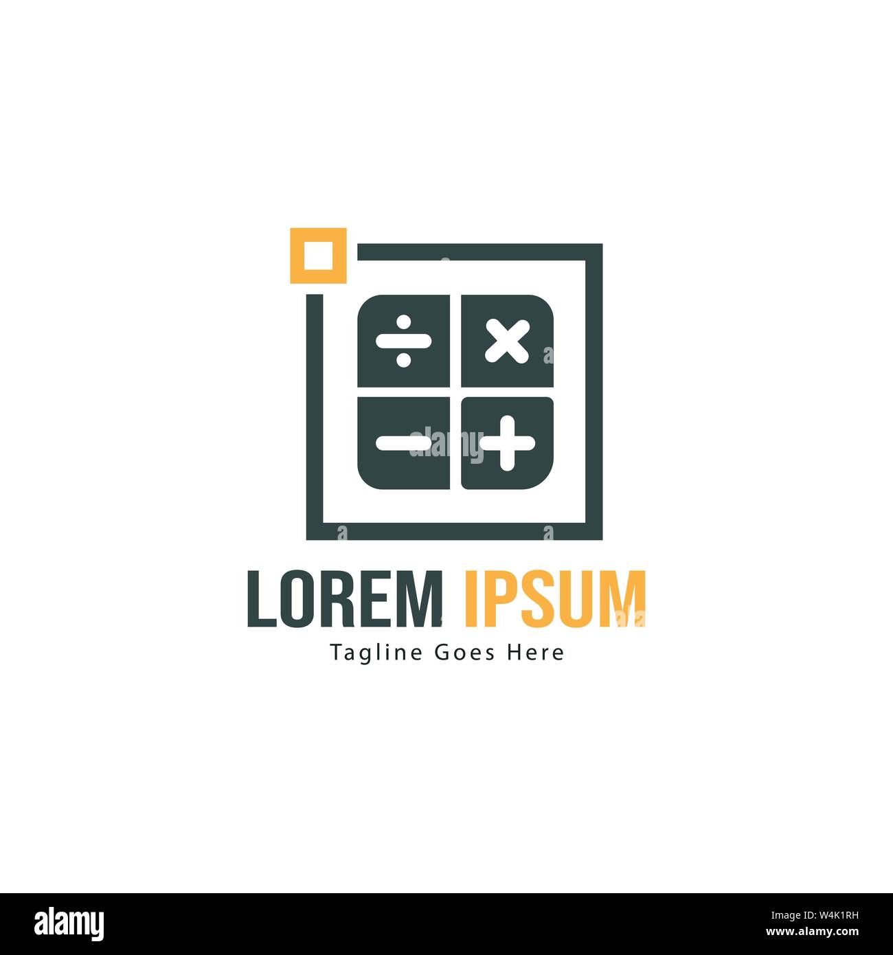 Finance logo template design. Finance logo with modern frame isolated ...